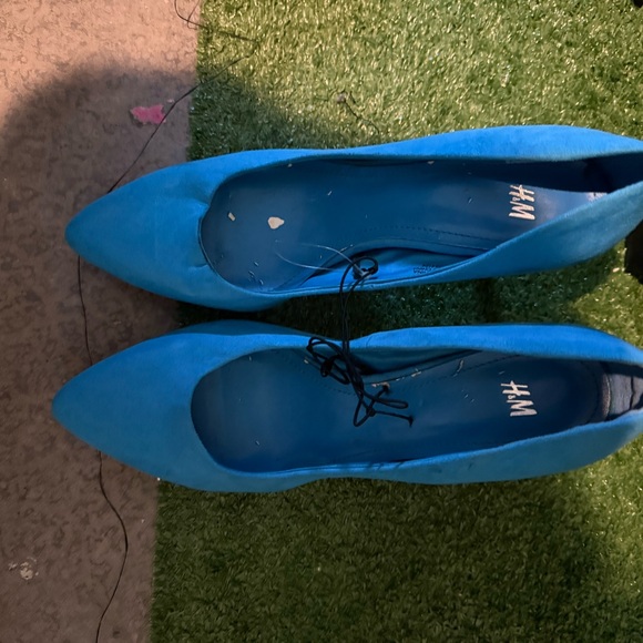 H&M | Shoes | Hm Blue Womens Shoes P59 | Poshmark